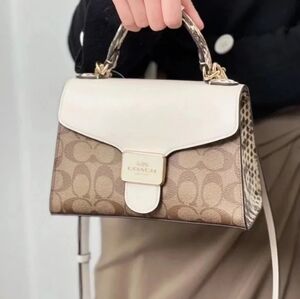 Coach | Bags | Nwt Coach Pepper Satchel In Signature Canvas C325 398 ...